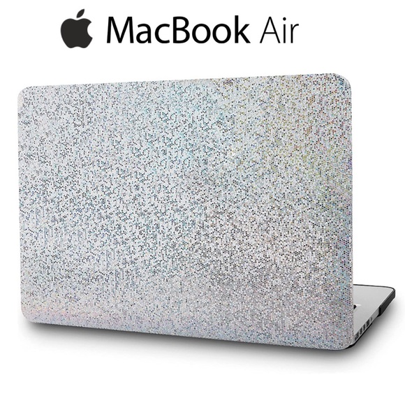 Accessories | 13 Silver Iridescent Mermaid Chunky Glitter Bling Macbook ...